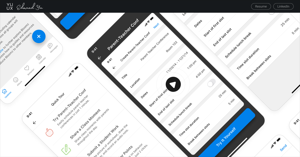Edmund Yu - UX Case Study (Bloomz Growth)